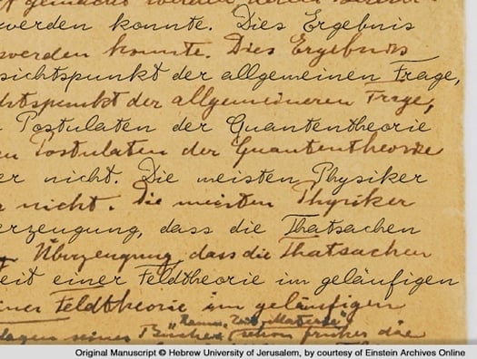 A Genius Idea: Albert Einstein Font